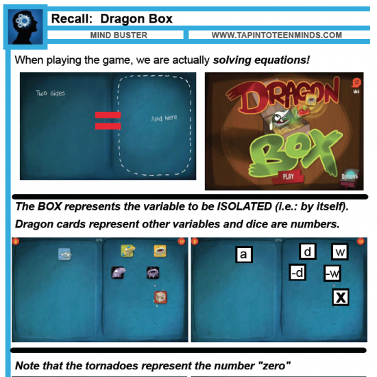 6.1 - Solving Equations of Linear Relations With Dragon Box iOS App