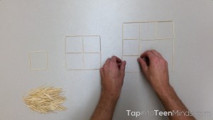 Placing Toothpicks Sequel 3 Act Math | Linear & Non-Linear
