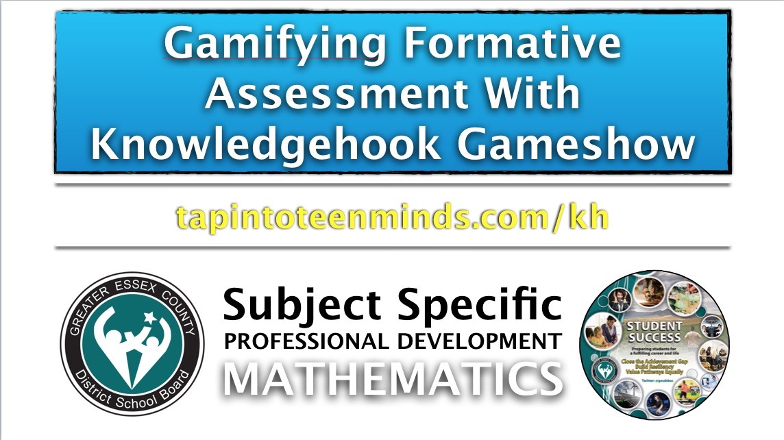 Gamifying Formative Assessment With Knowledgehook Gameshow | Spark ...