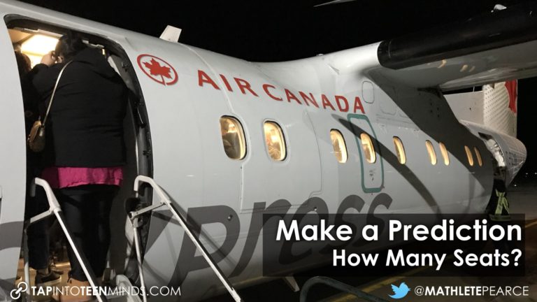 Airplane Problem: Trip to Toronto | 3 Act Math | From Subitizing to Algebra