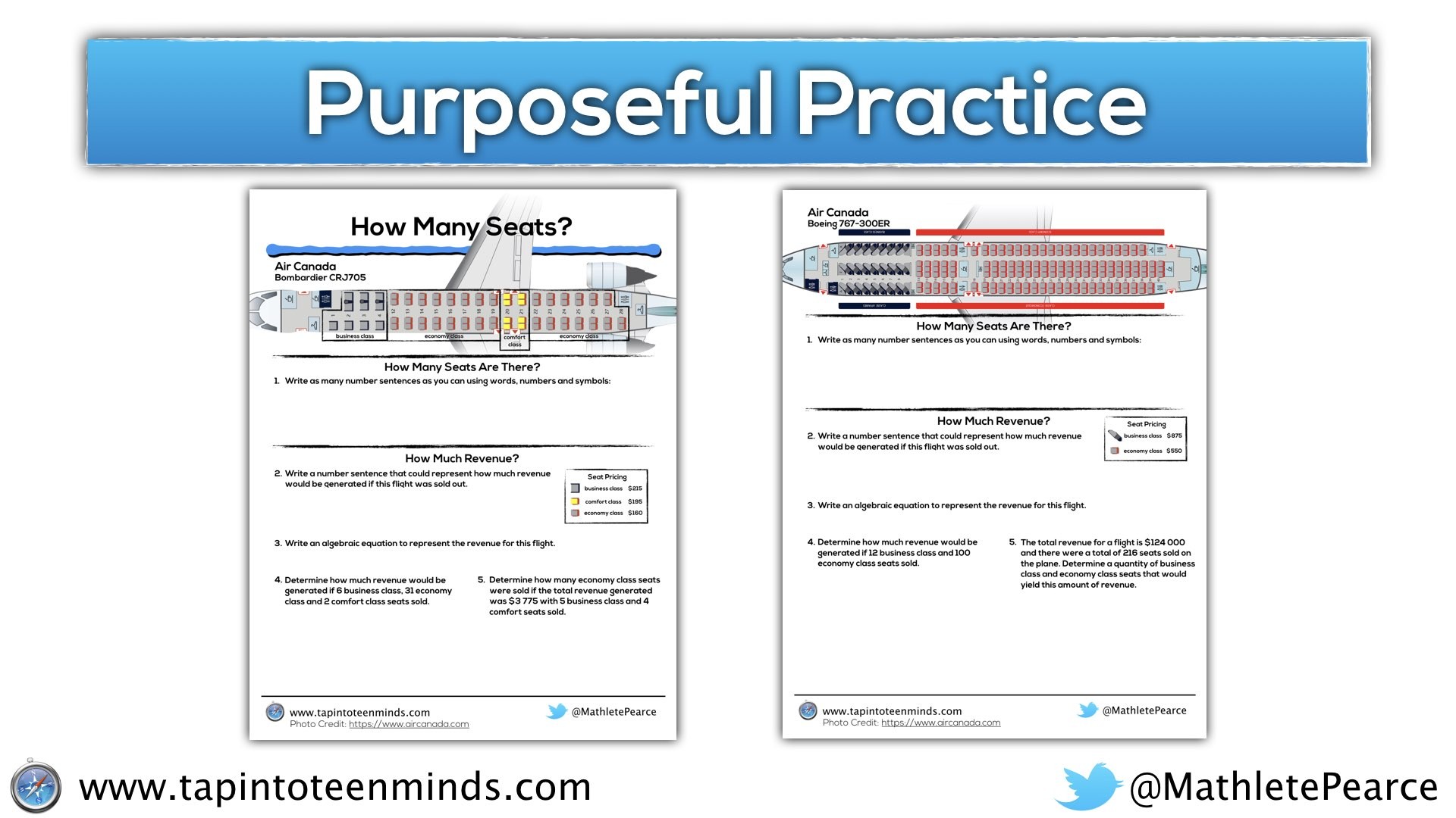 Airplane Problem: Trip to Toronto | 3 Act Math | From Subitizing to Algebra