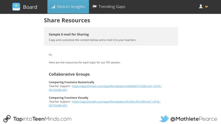 Knowledgehook Math PLC Planning Tool | Spark Curiosity to Fuel Sense Making