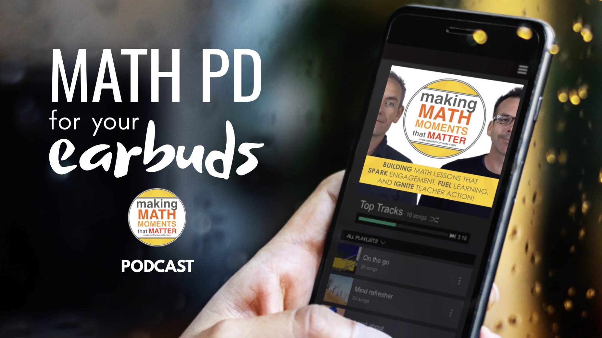 Making Math Moments Podcast Is LIVE! | Math PD For Your Earbuds